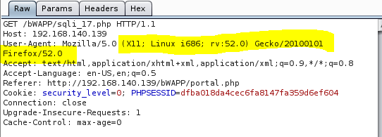 Sql Injection Stored User Agent · Teckk2